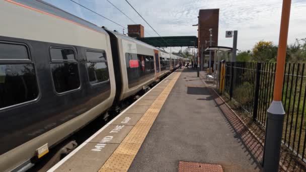 Network Rail Passenger Train England — Stock Video © davidmartyn #658582220