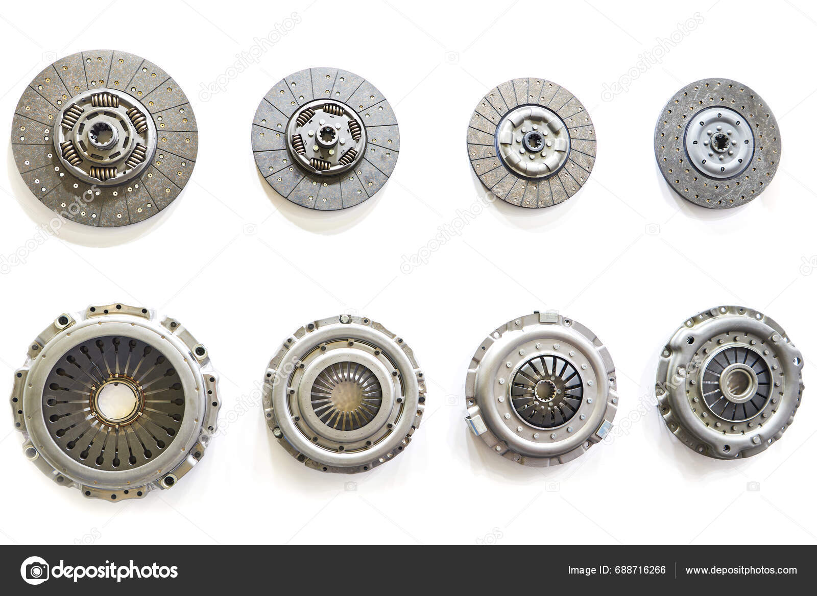Clutch Discs Pressure Plates Car Isolated White — Stock Photo © ryzhov ...