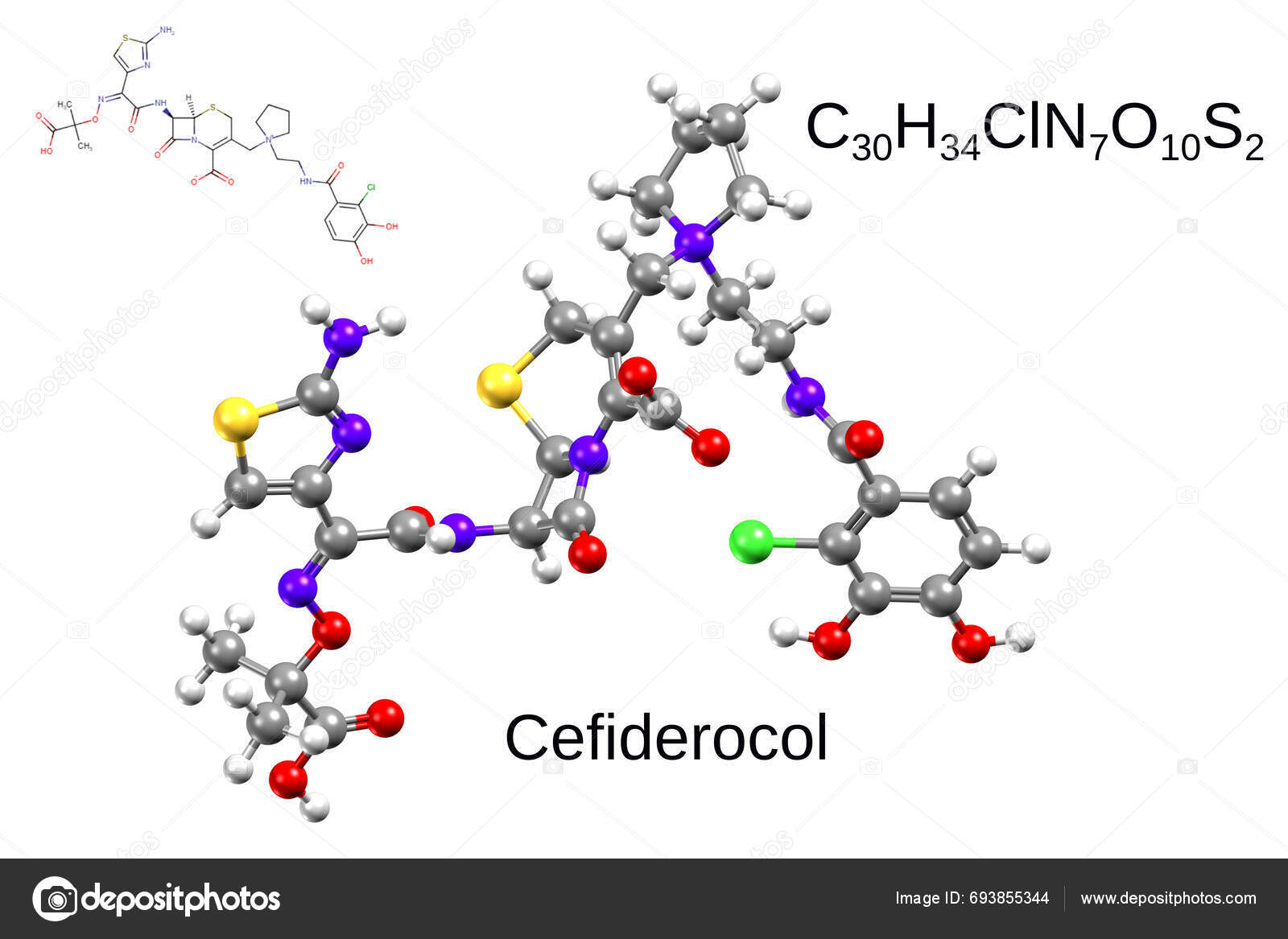 Chemical Formula Structural Formula Ball Stick Model Antibiotic ... Chemical Formula Structural Formula Ball Stick Model Antibiotic ...