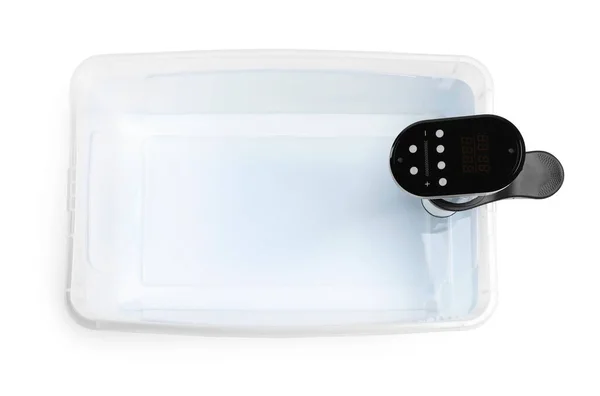Thermal Immersion Circulator Plastic Container Water Isolated White ...