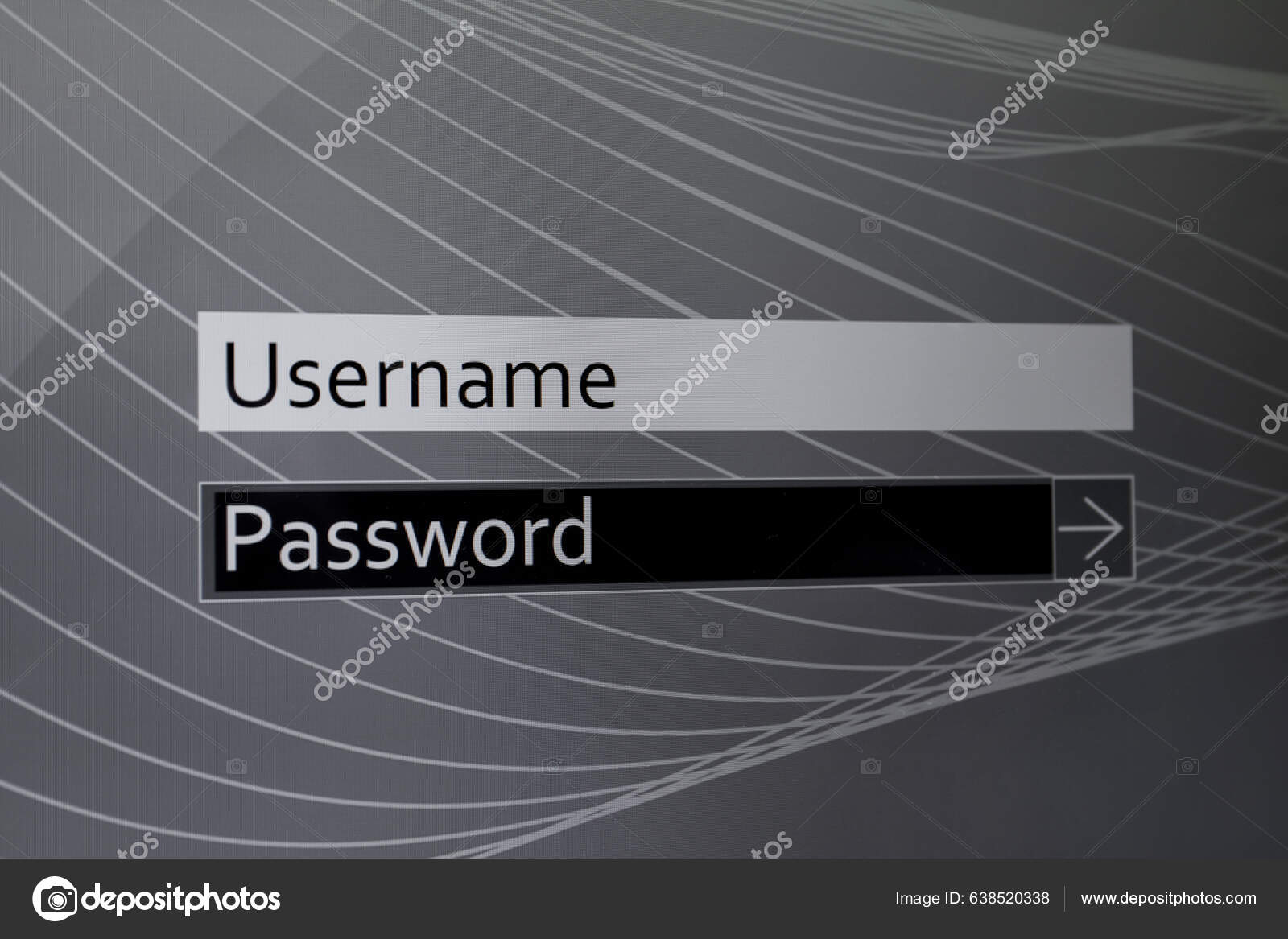 Blocked Screen Modern Gadget Background Closeup Stock Photo by ...