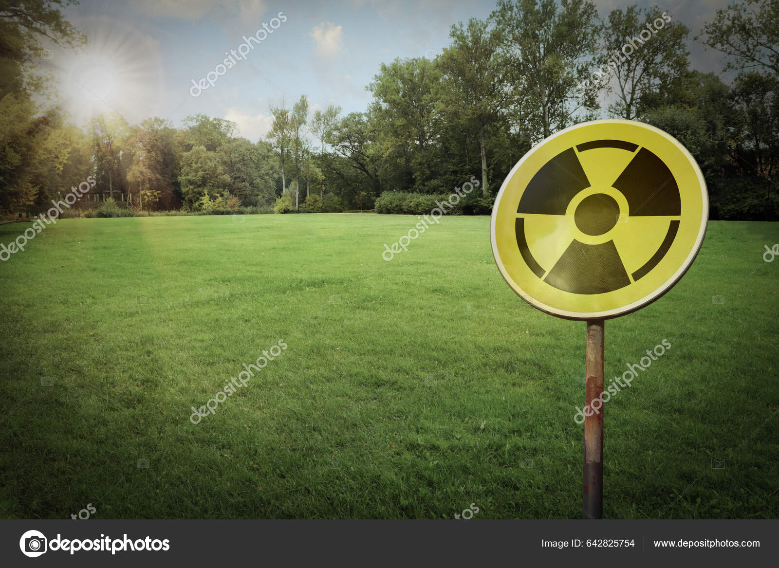 Contaminated Area Sign