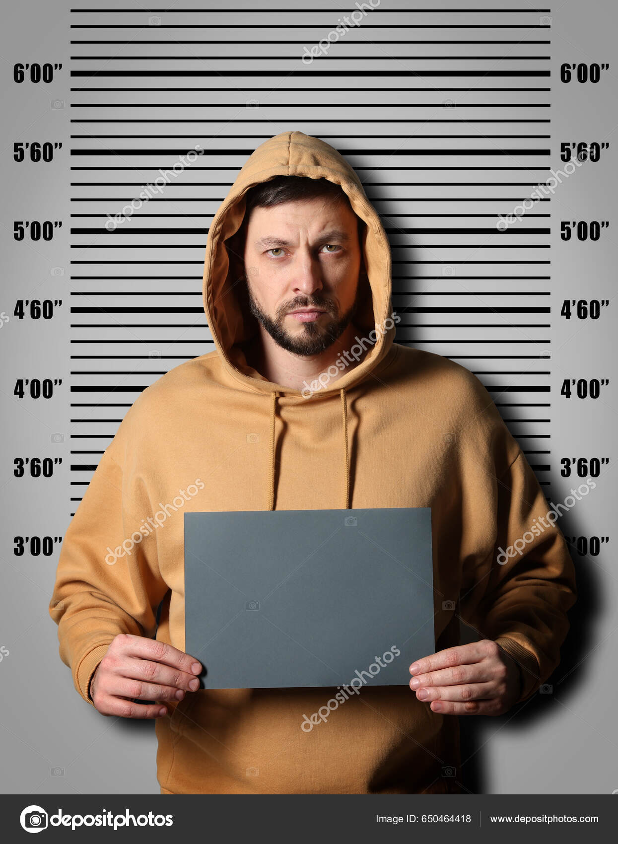 Blank Mugshot Height Chart Blank Mugshot Height Chart