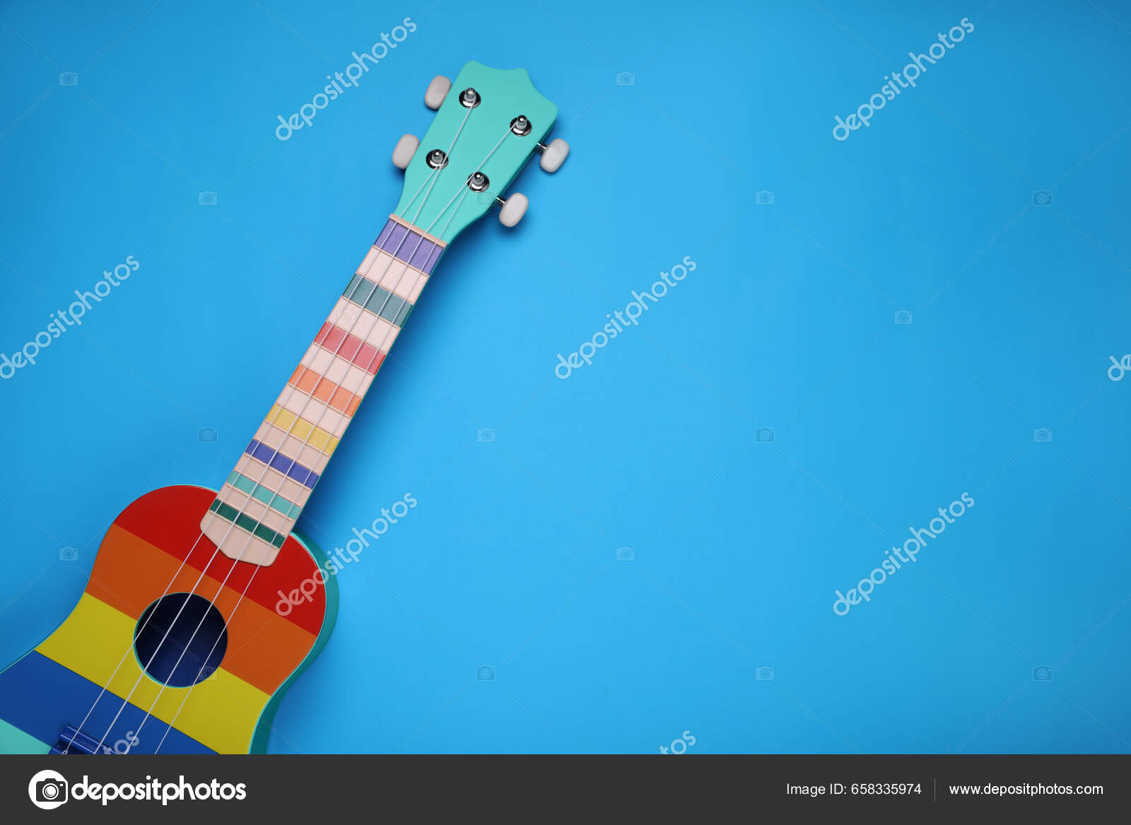 Light Blue Ukulele