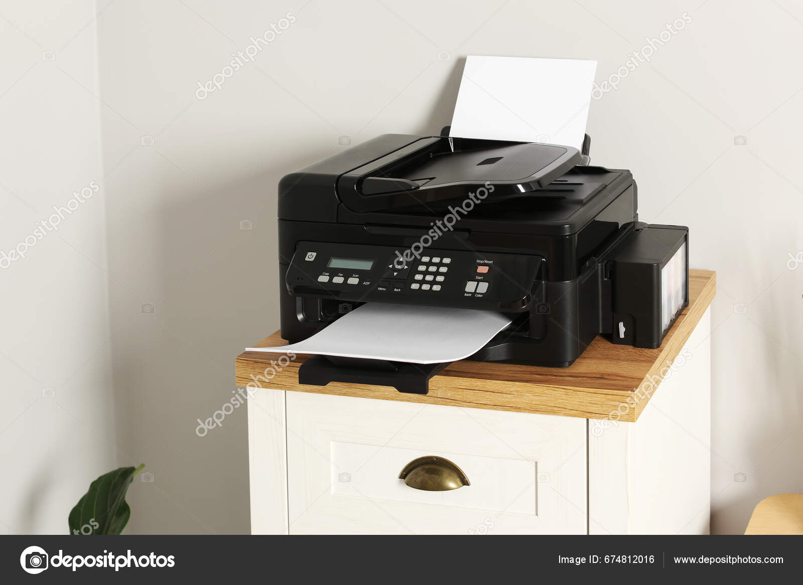 Modern Printer Paper Chest Drawers Indoors — Stock Photo © NewAfrica ...