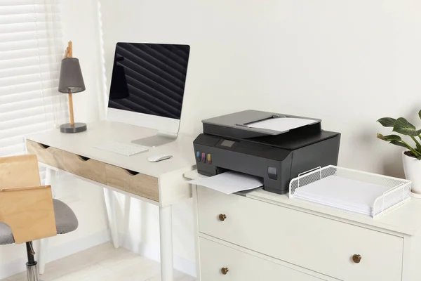 Home office with printer Stock Photos, Royalty Free Home office with ...