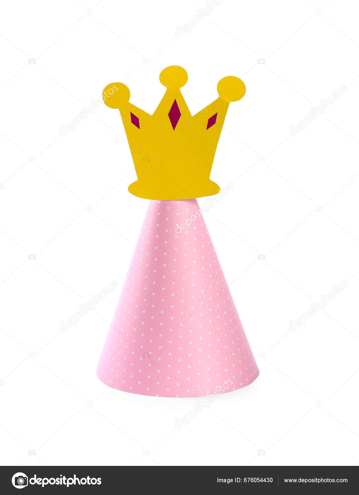 Bright Handmade Party Hat Isolated White — Stock Photo © NewAfrica ...