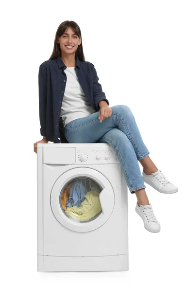Sexy woman washing machine Stock Photos, Royalty Free Sexy woman ...