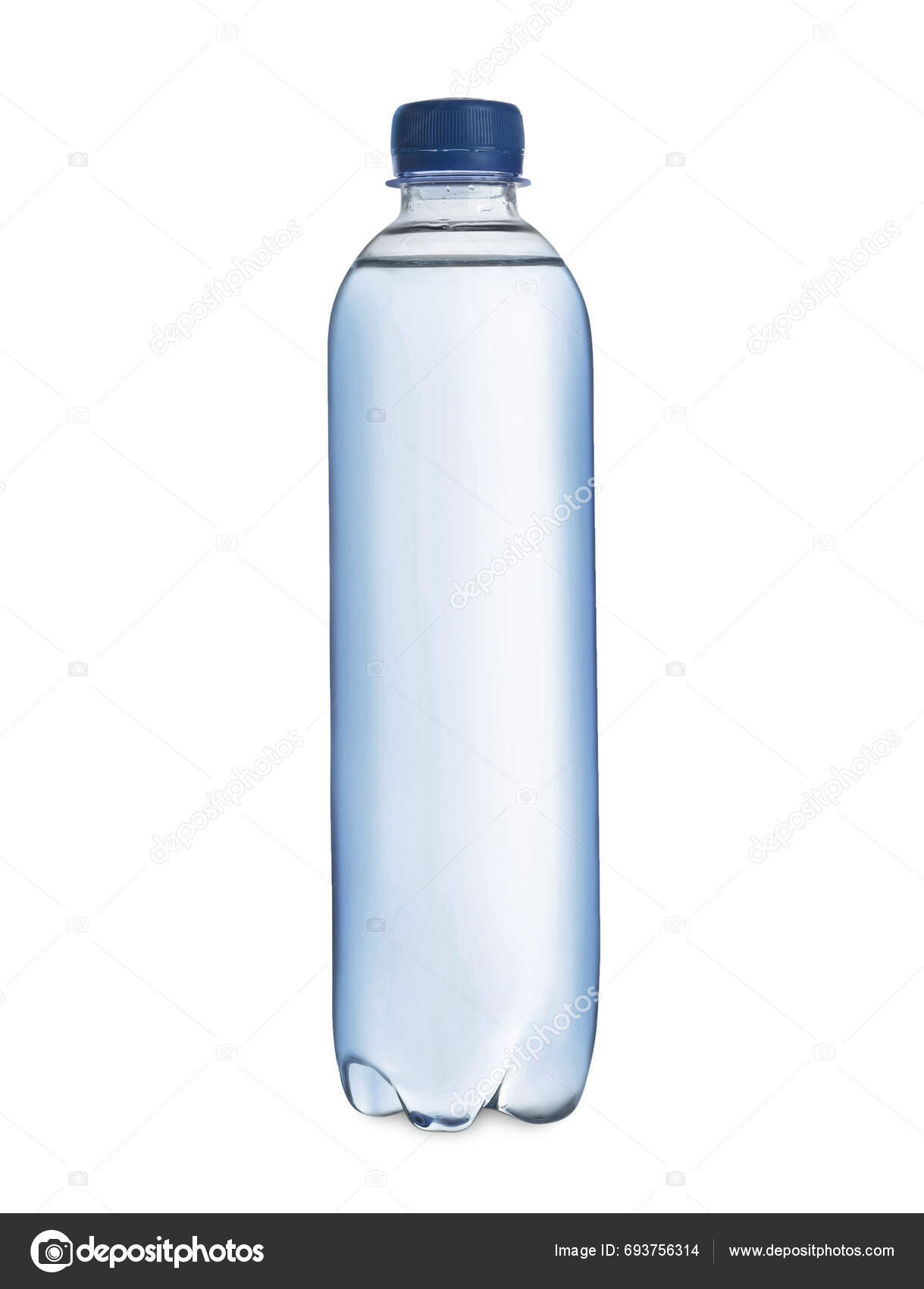 One Plastic Bottle Fresh Water Isolated White — Stock Photo © NewAfrica ...