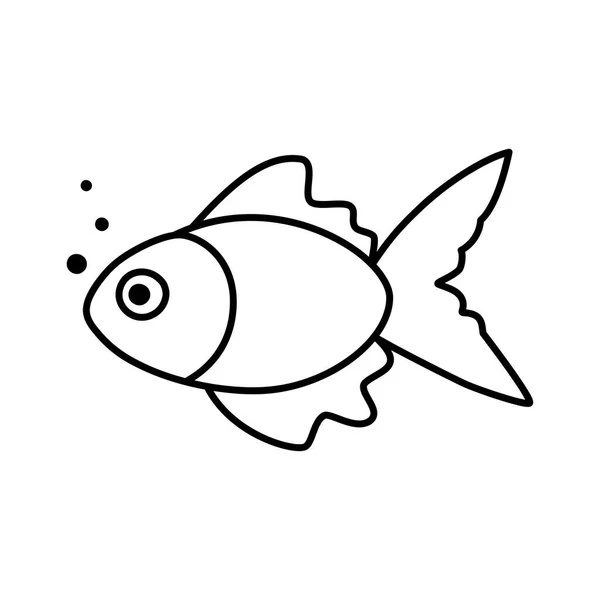 Fish Icon Simple Flat Design Isolated Vector Illustration Transparent ...