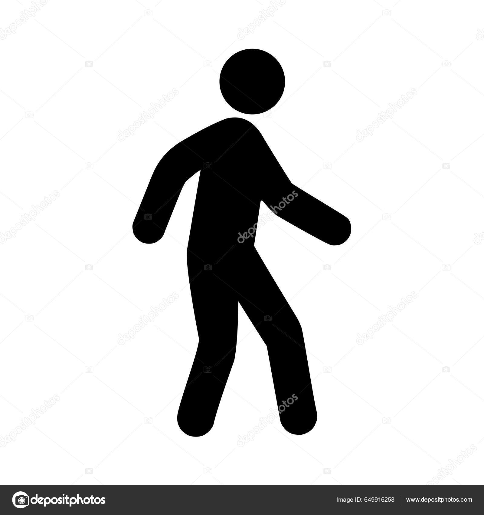 Icono De Hombre Caminando