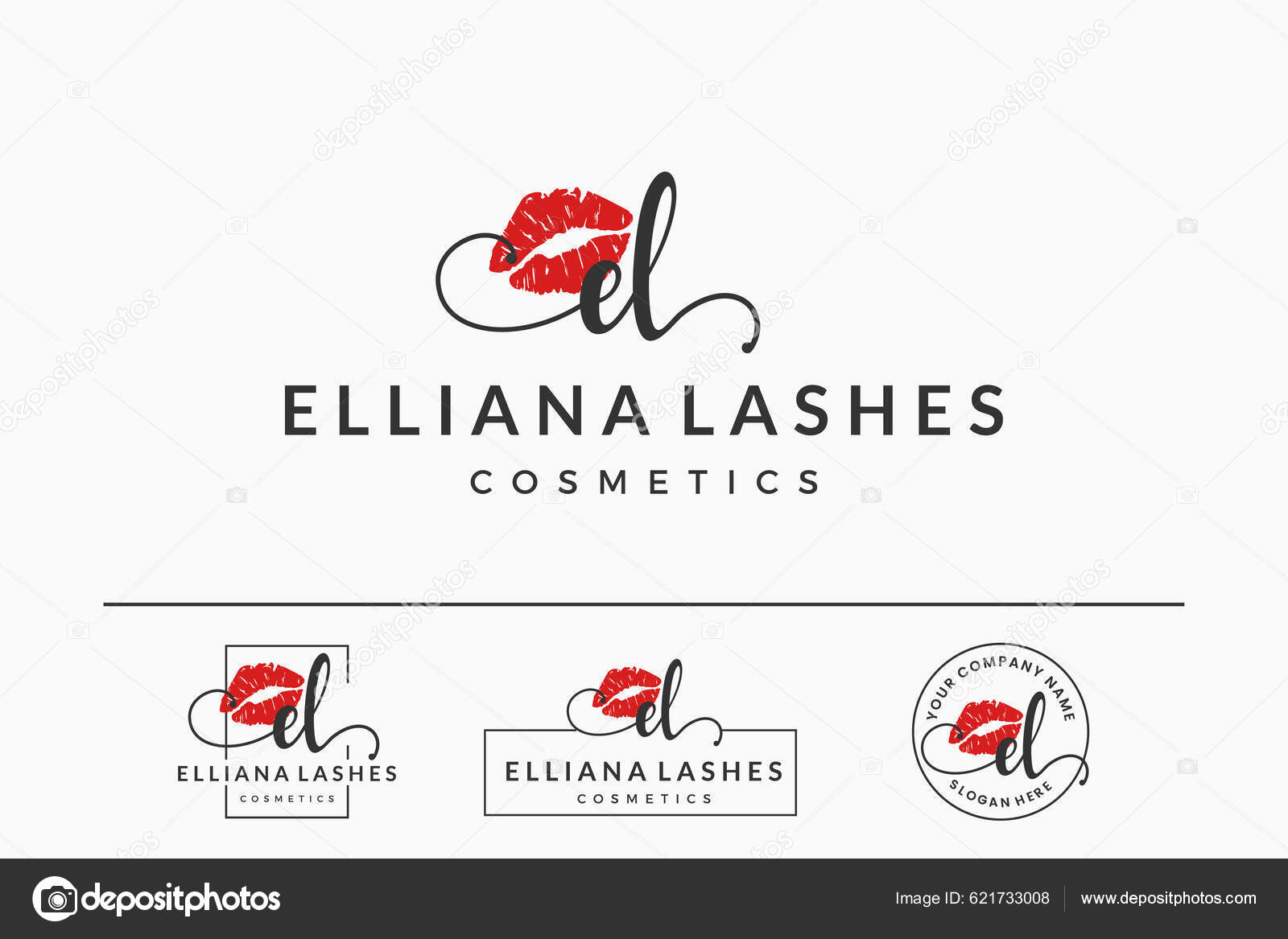 Diseño De Logotipo De Lápiz Labial