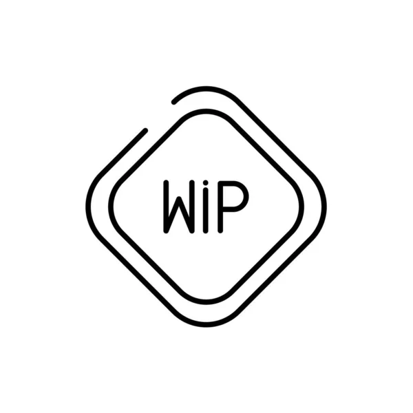 Wip icon images vectorielles, Wip icon vecteurs libres de droits | Depositphotos