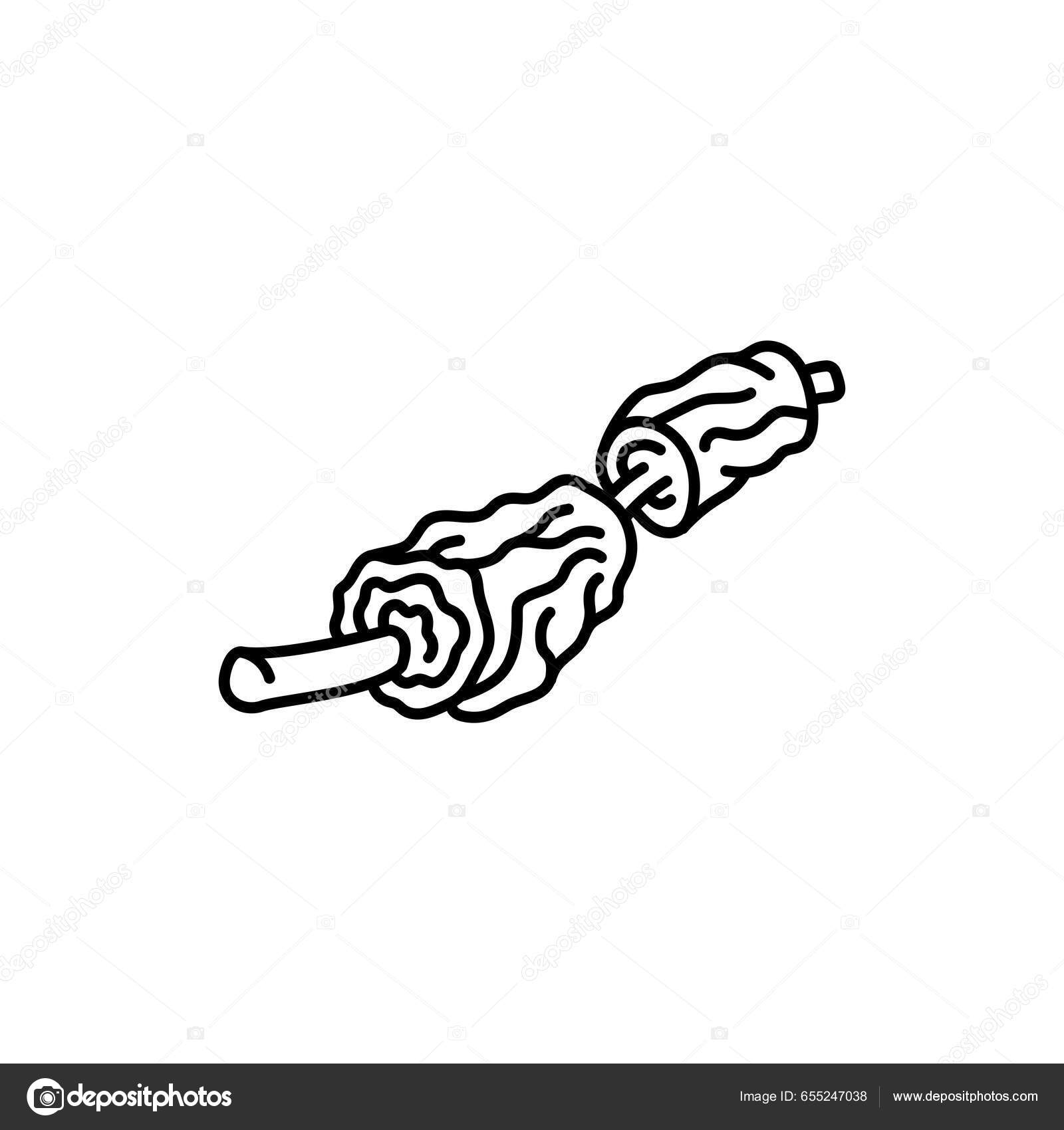 Peripheral Neuropathy Black Line Icon Autoimmune Diseases Stock Vector ...