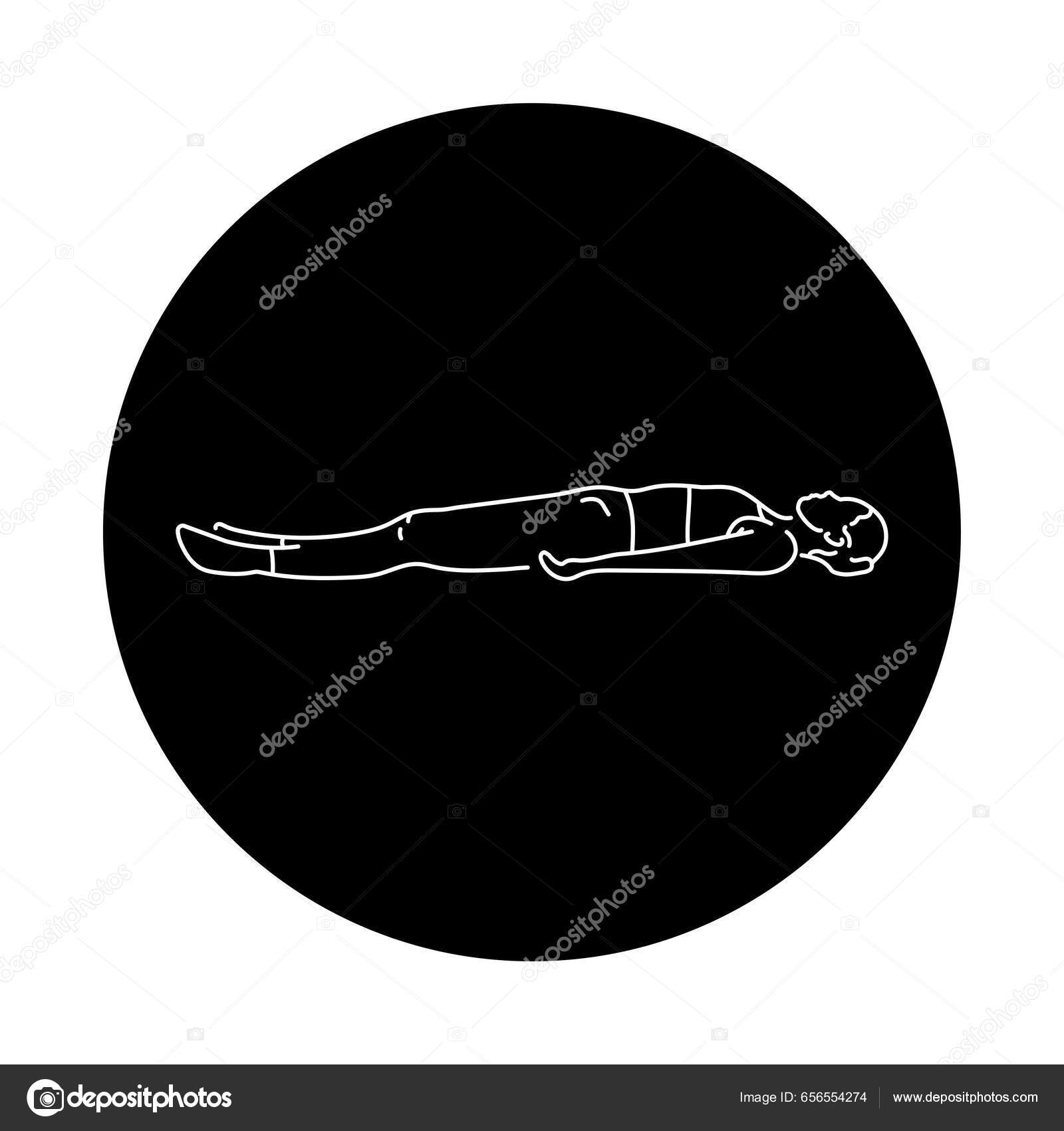 Shavasana Symbol