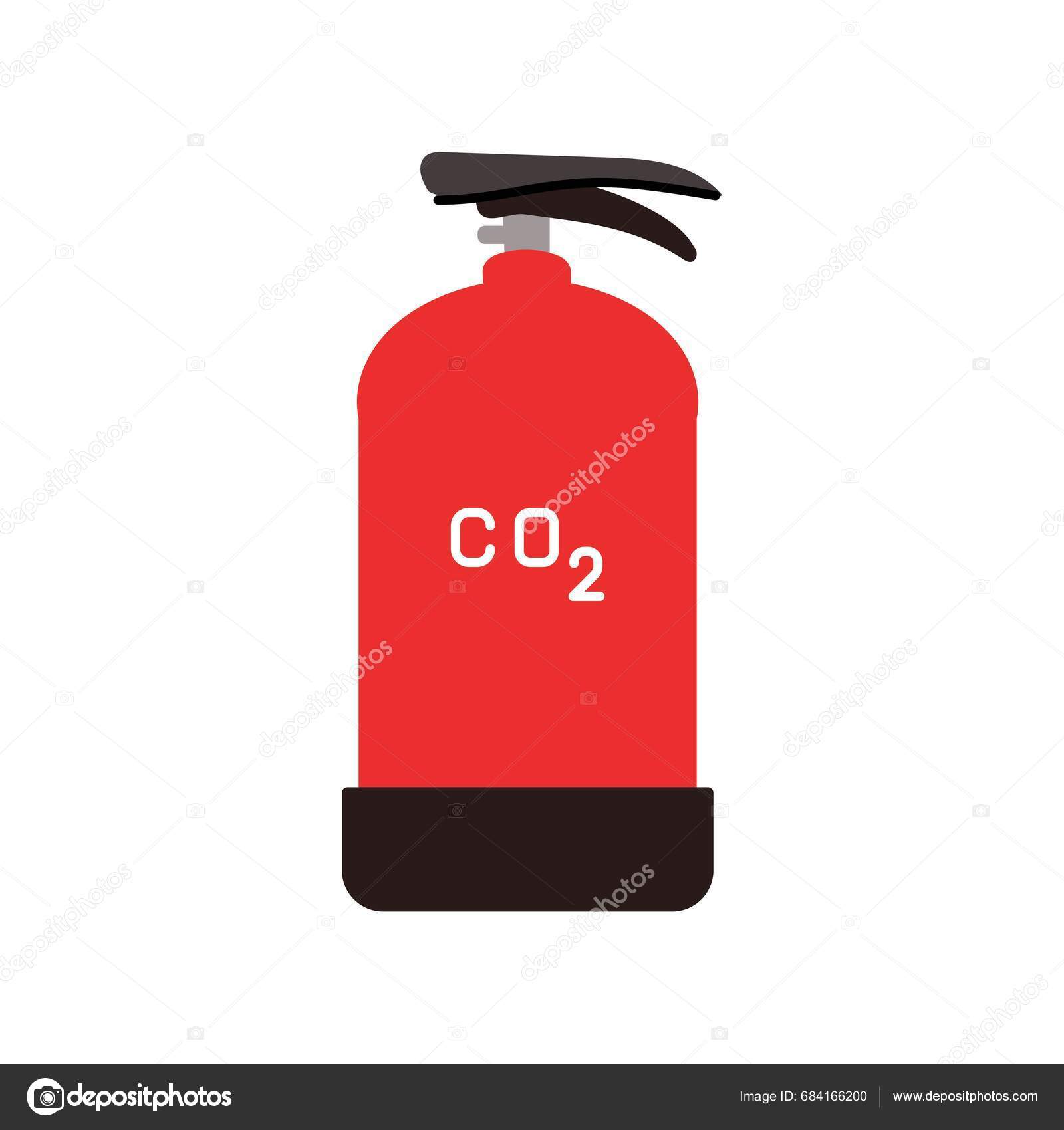 Image vectorielle Icône Couleur L'extincteur Équipement Portatif Lutte ...