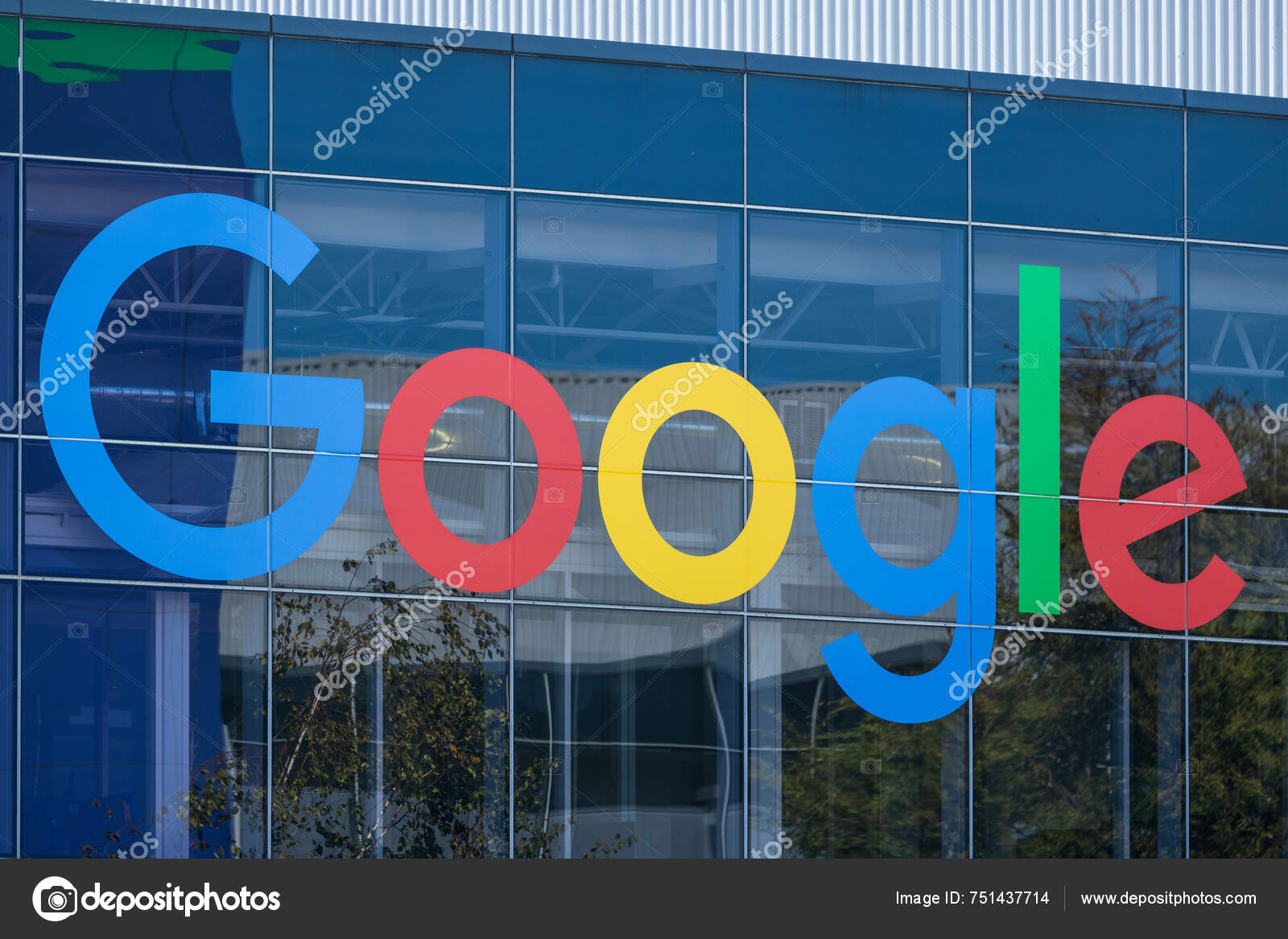 Google Headquarters Mountain View California Usa September 2024 Google ...