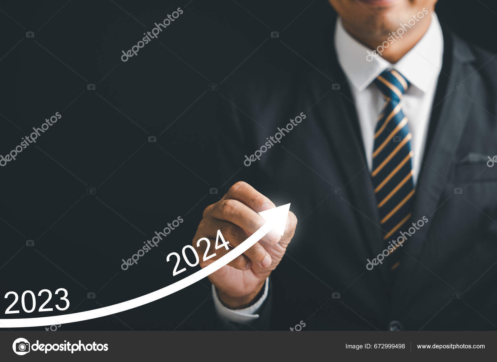 Business Analysis Financial Investment Tech Concept Emerges Journey ...