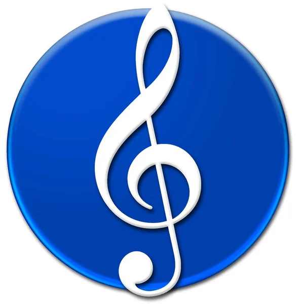 5,348,172 Blue treble clef icon Vector Images | Depositphotos