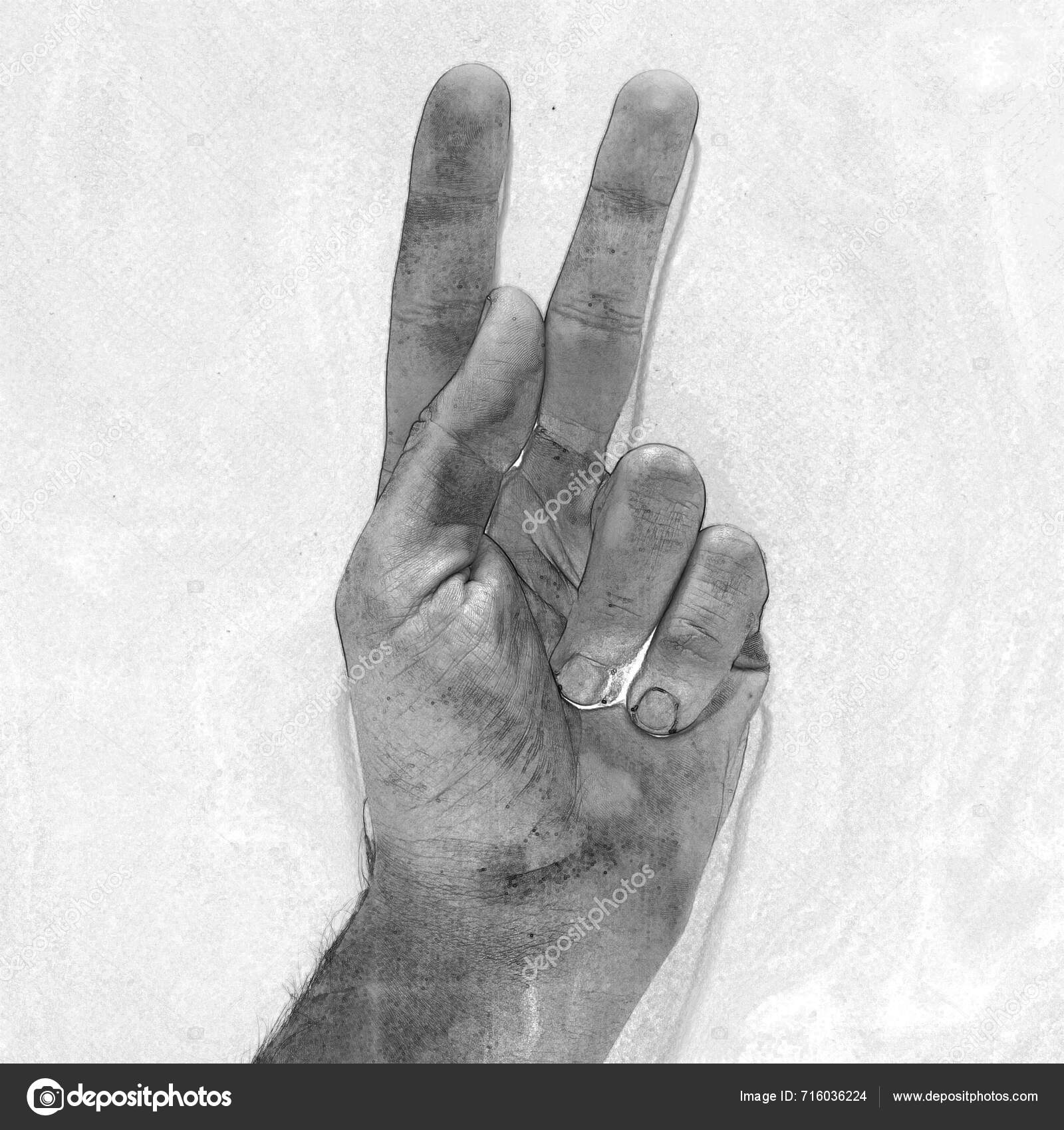 Letter American Sign Language Asl Deaf People — Stock Photo ...