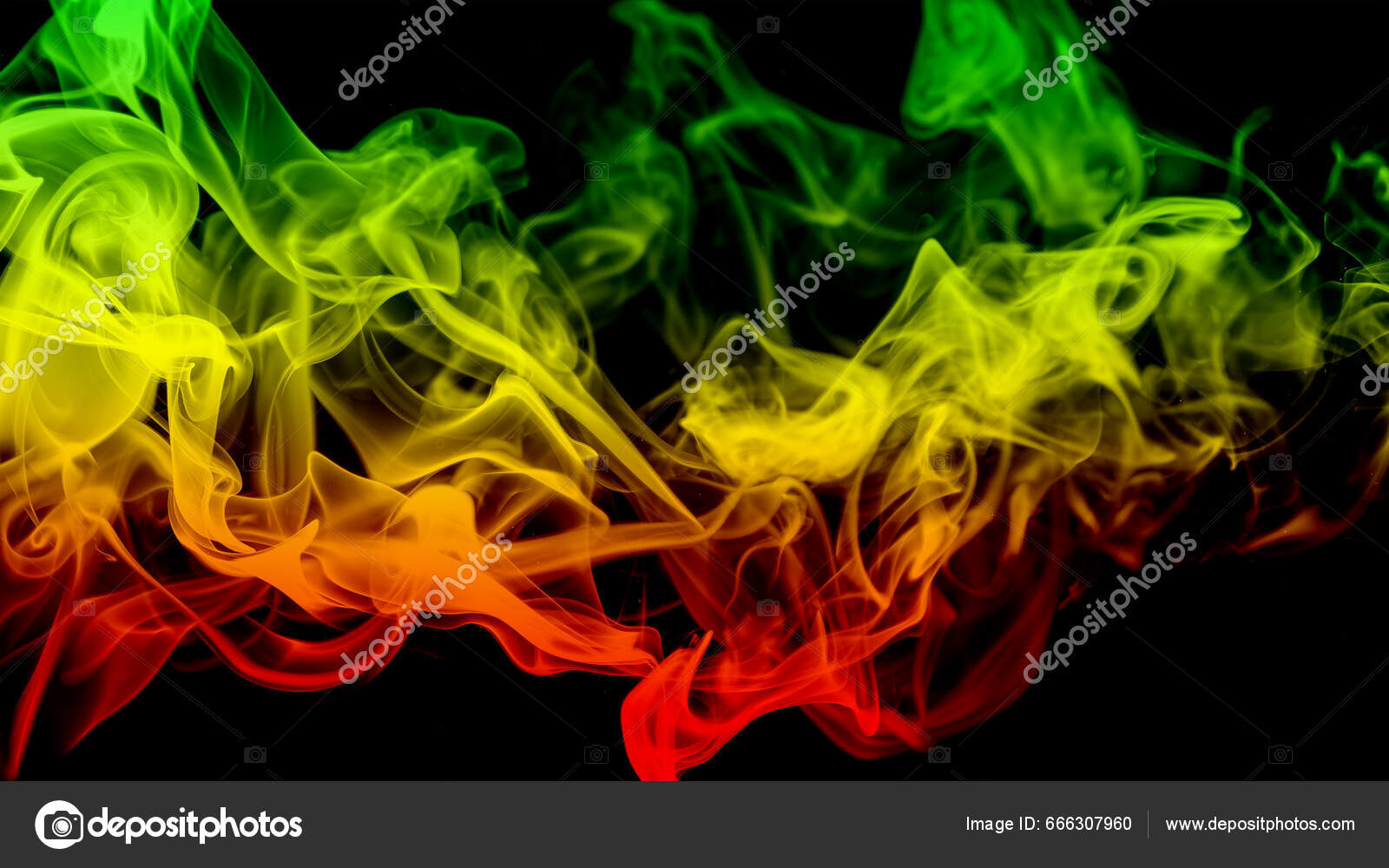 Rasta Colored Smoke
