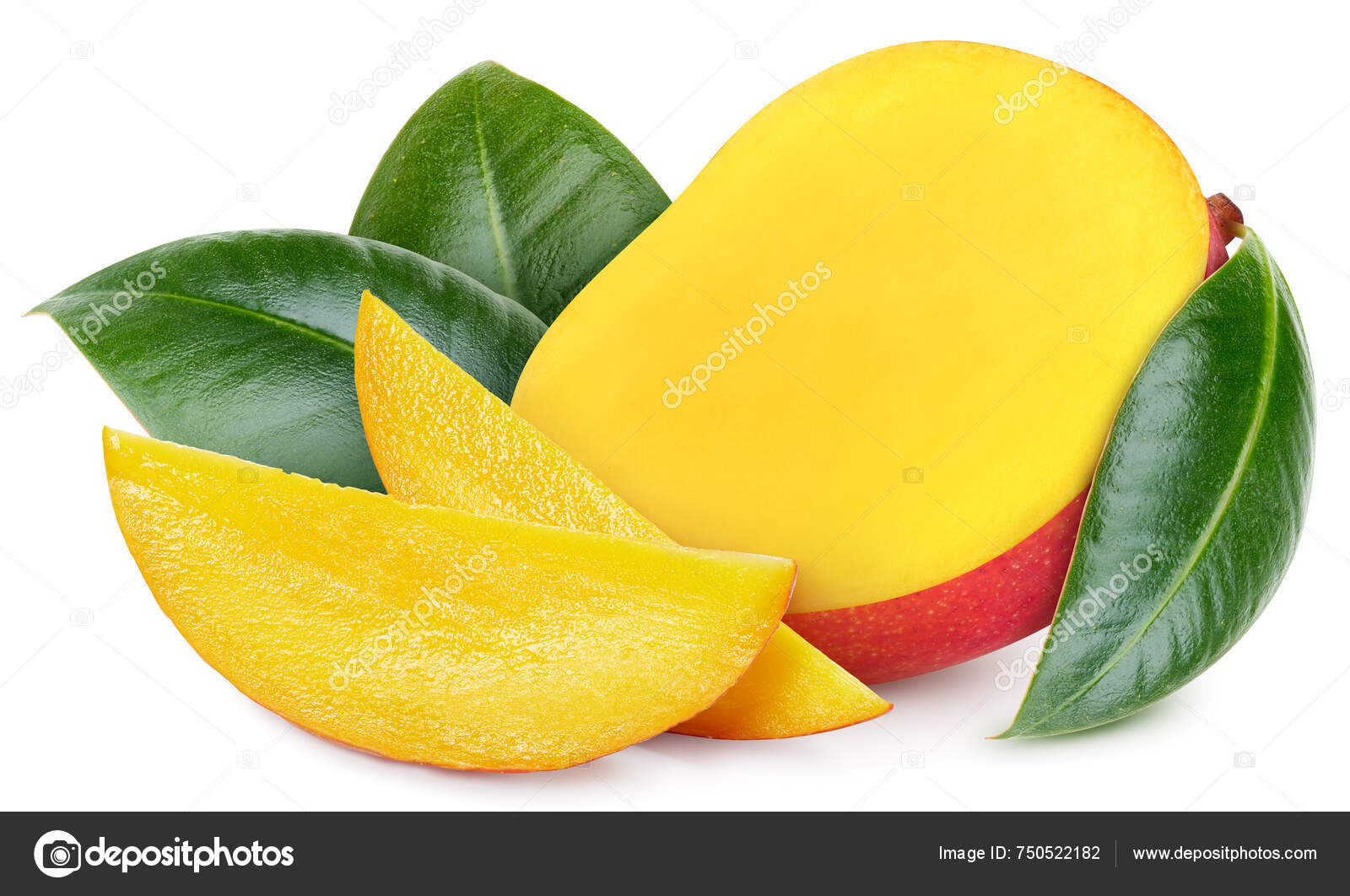 Isolated Mango Fresh Organic Mango Isolated Clipping Path Mango Macro ...