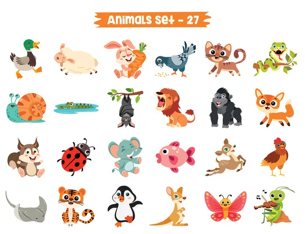 Kid animals vectors Vector Art Stock Images | Depositphotos