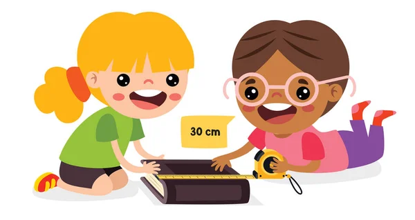Kids Measuring Clipart