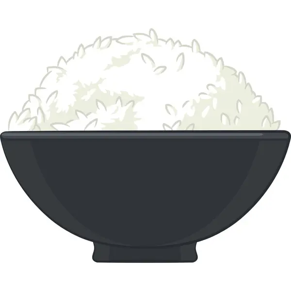 Cooked rice Vector Images | Depositphotos