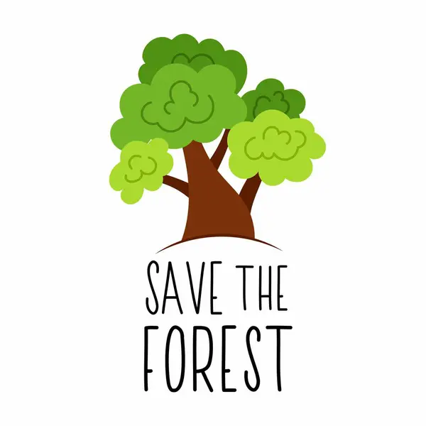 Save forest Vector Images | Depositphotos