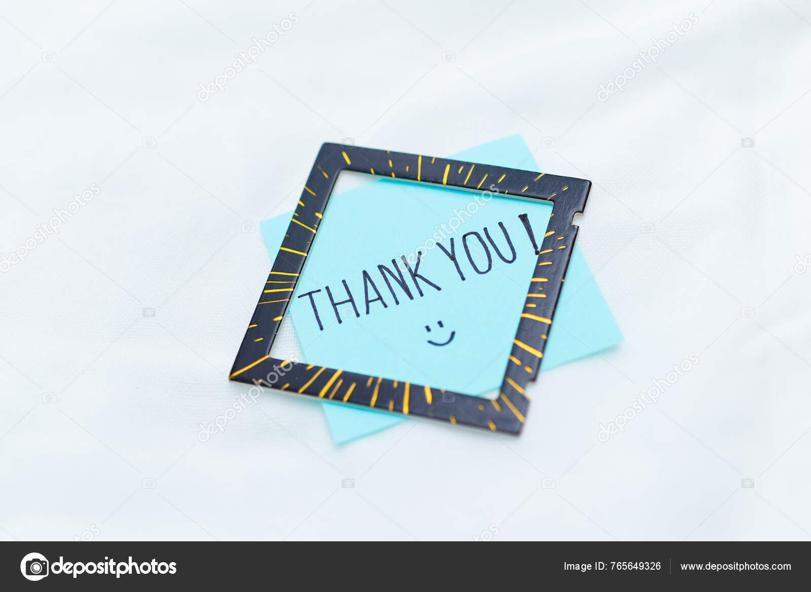 Thank You Note Frame Home Office Visual Communication Minimalist ...