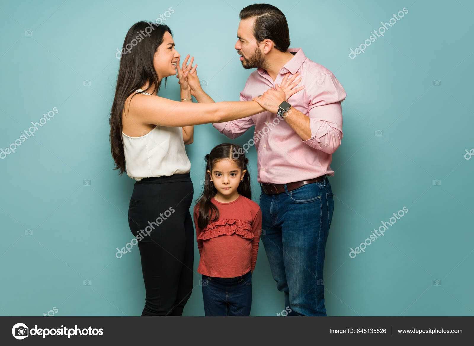 Angry Children Fighting
