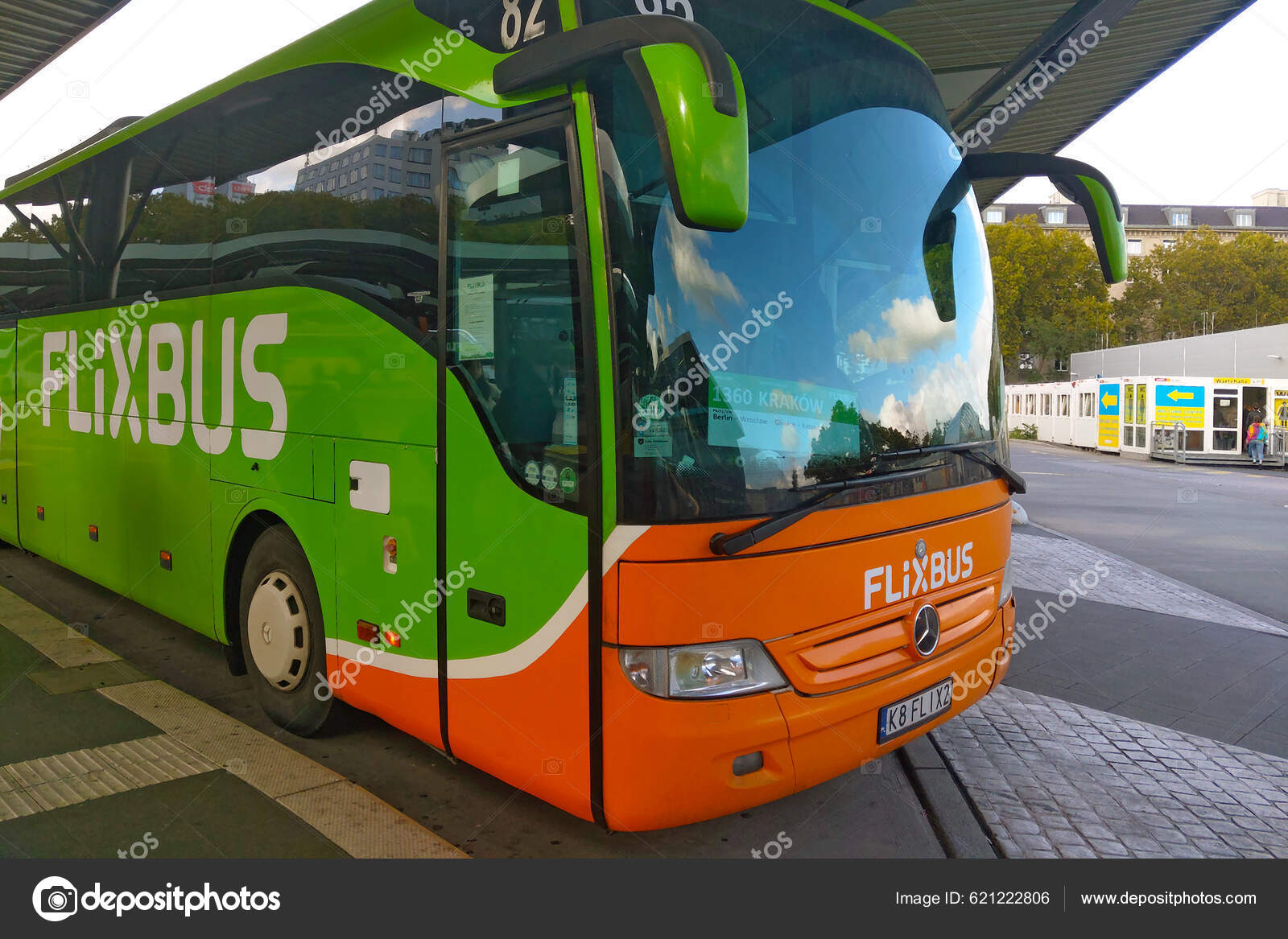 Berlin Germany October 2022 Modern Comfortable Bus Flixbus Flixbus ...
