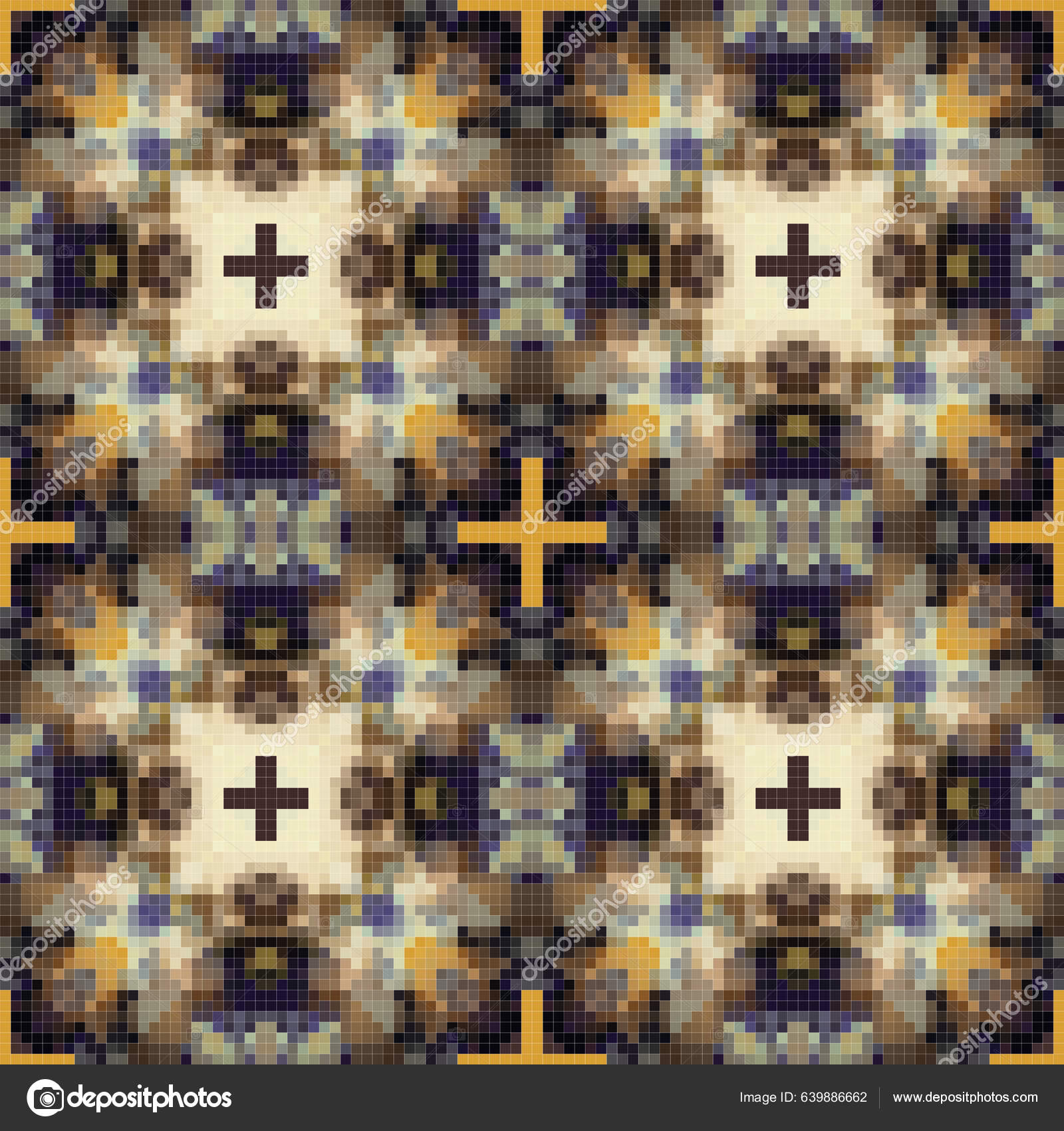 Geometric Mosaic Seamless Pattern Design Repeat Textile Design Surface ...