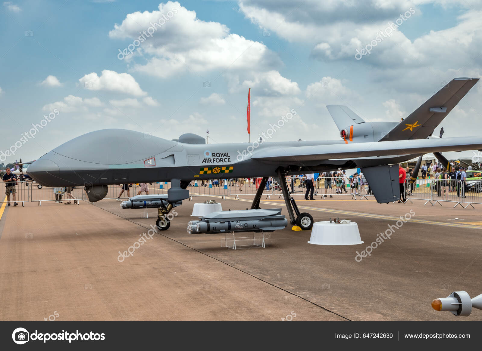 Raf Protector General Atomics Reaper Uav Drone Display Raf Fairford ...