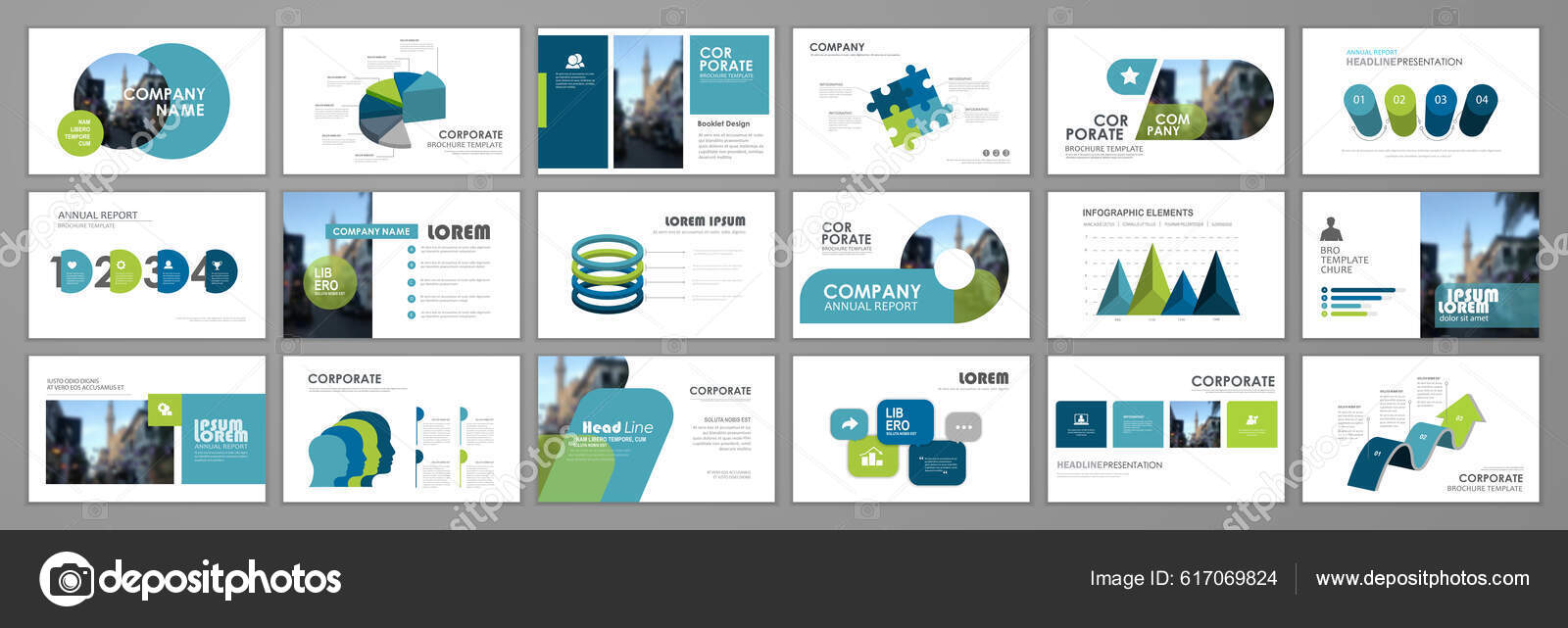 Modern Presentation Slide Templates Infographic Elements Template Set ...
