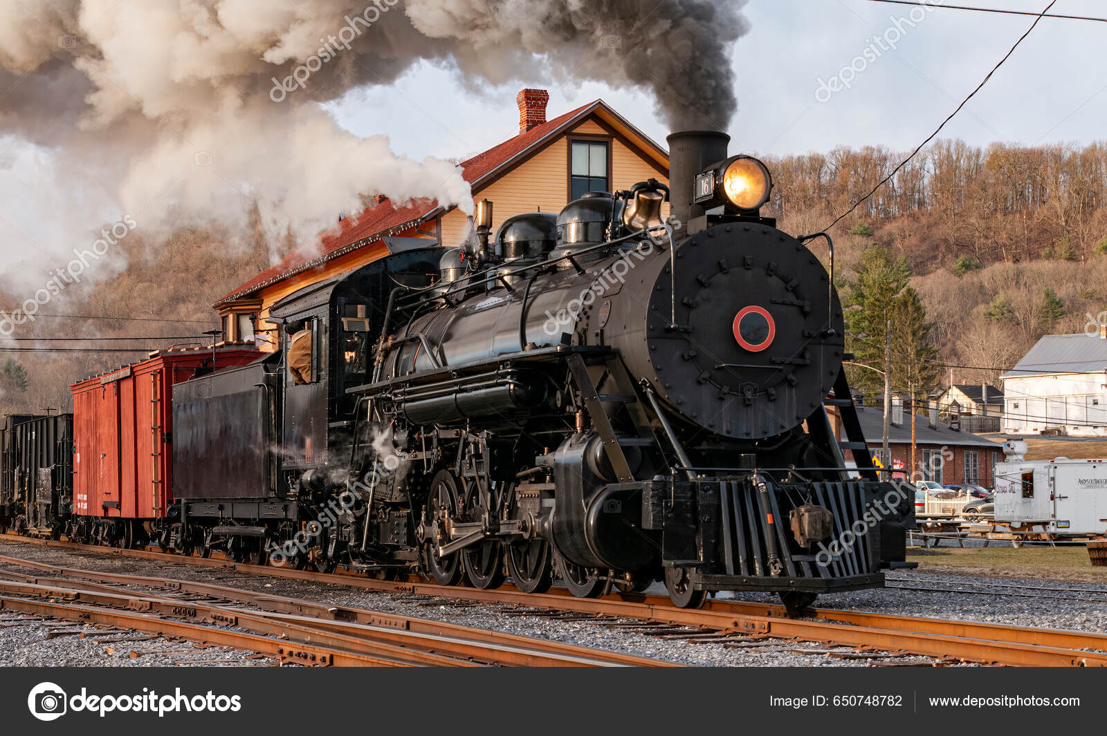 Freight Train Steam Engine