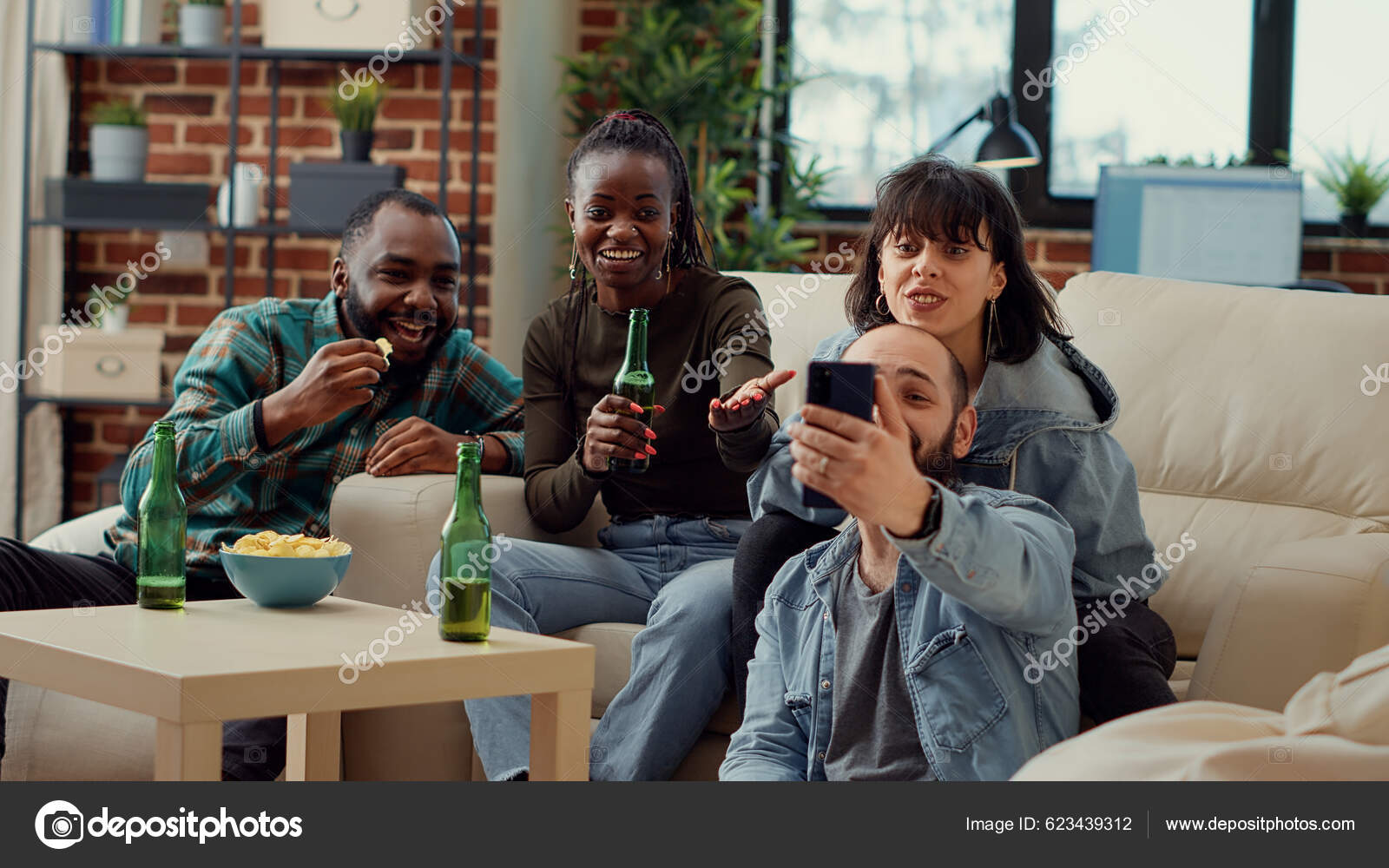 Funny People Drinking Beer