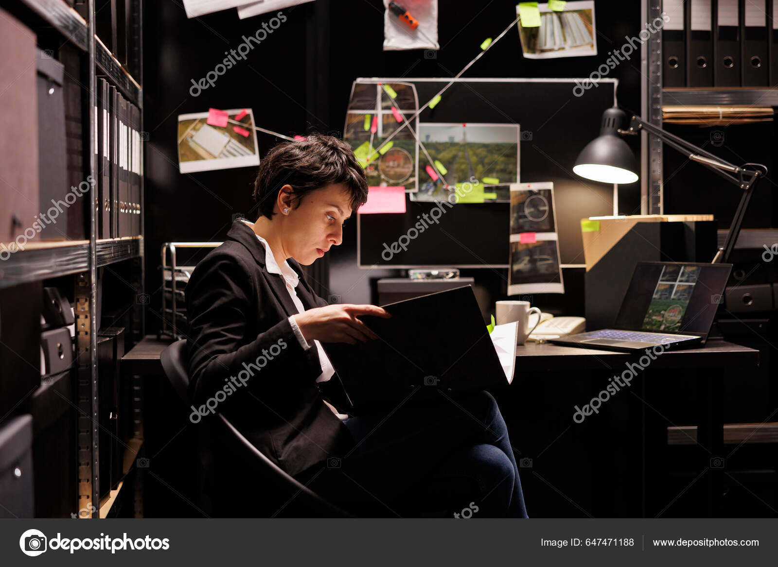 Private Investigator Analyzing Police Private Report Discovery ...