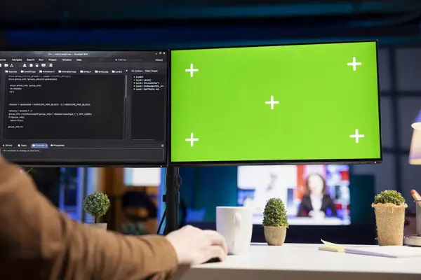 Green screen code Stock Photos, Royalty Free Green screen code Images | Depositphotos