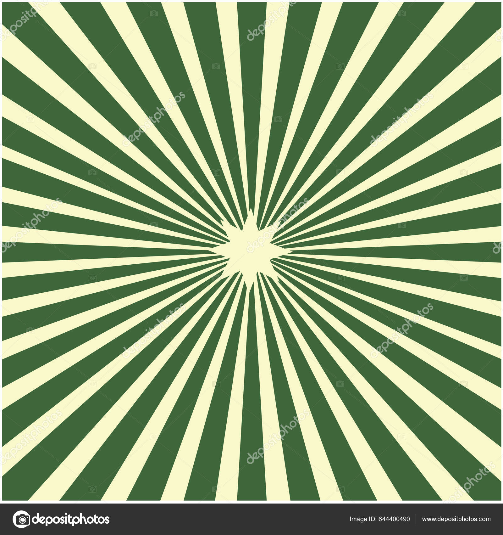 Abstract Background Explosion Yellow Green Sun Rays Vector Illustration ...