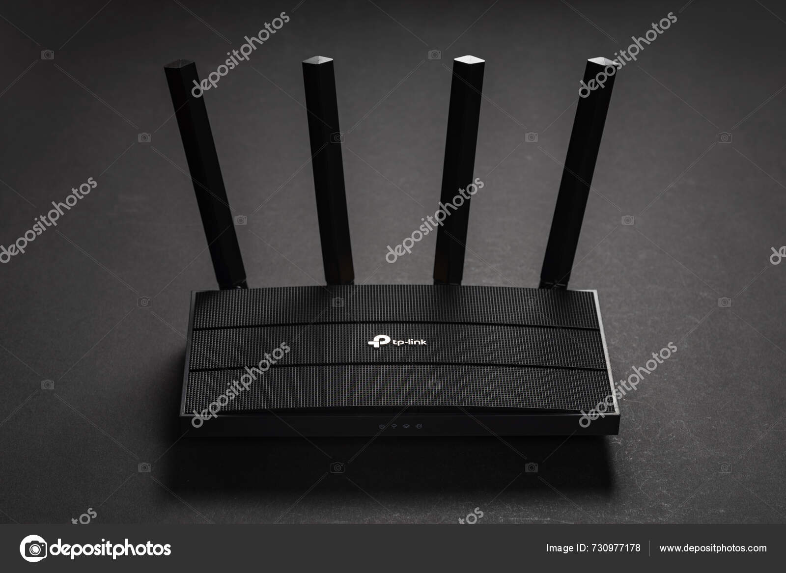 Dnipro Ukraine June 2024 Modern Stylish Router Link Dark Background ...