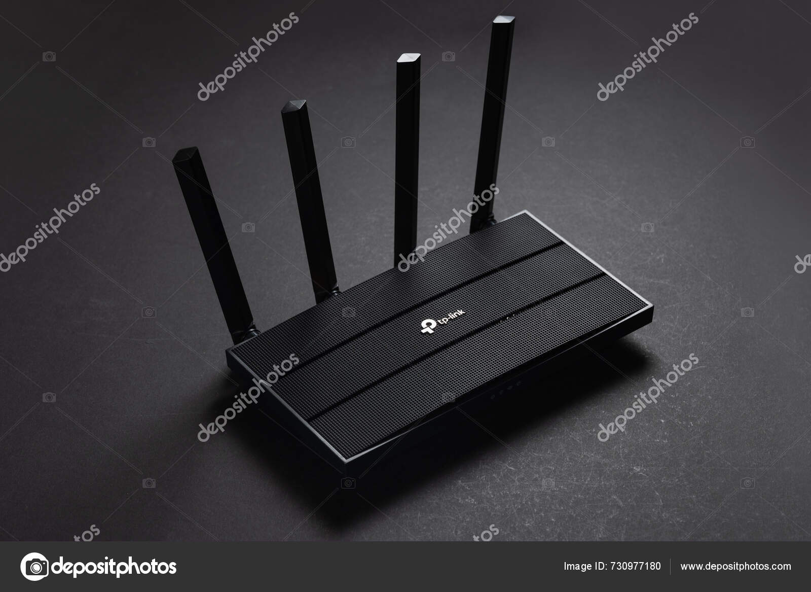 Dnipro Ukraine June 2024 Modern Stylish Router Link Dark Background ...