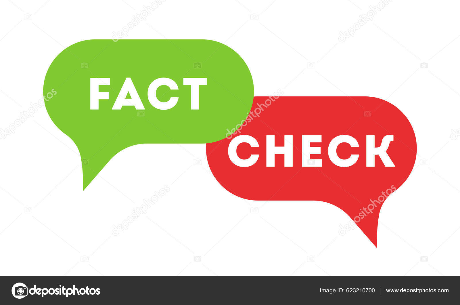 Fact Check Concept Thorough Fact Checking Easy Compare Evidence Vector ...