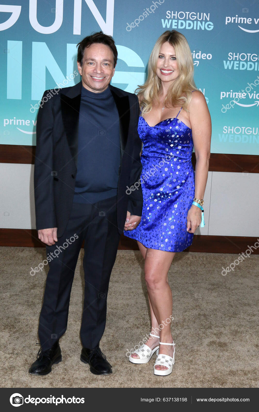 Los Angeles Jan Chris Kattan Maria Libri Shotgun Wedding Premiere ...