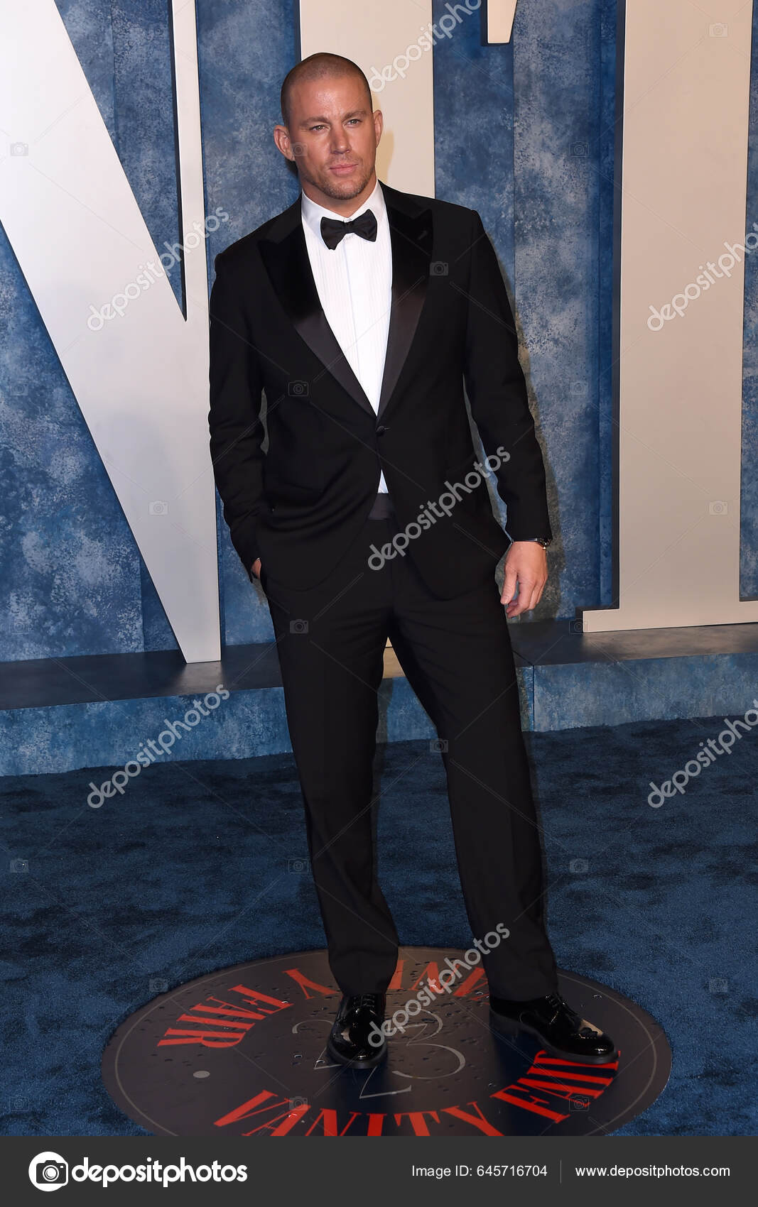 Los Angeles Mar Channing Tatum 2023 Vanity Fair Oscar Party — Stock ...
