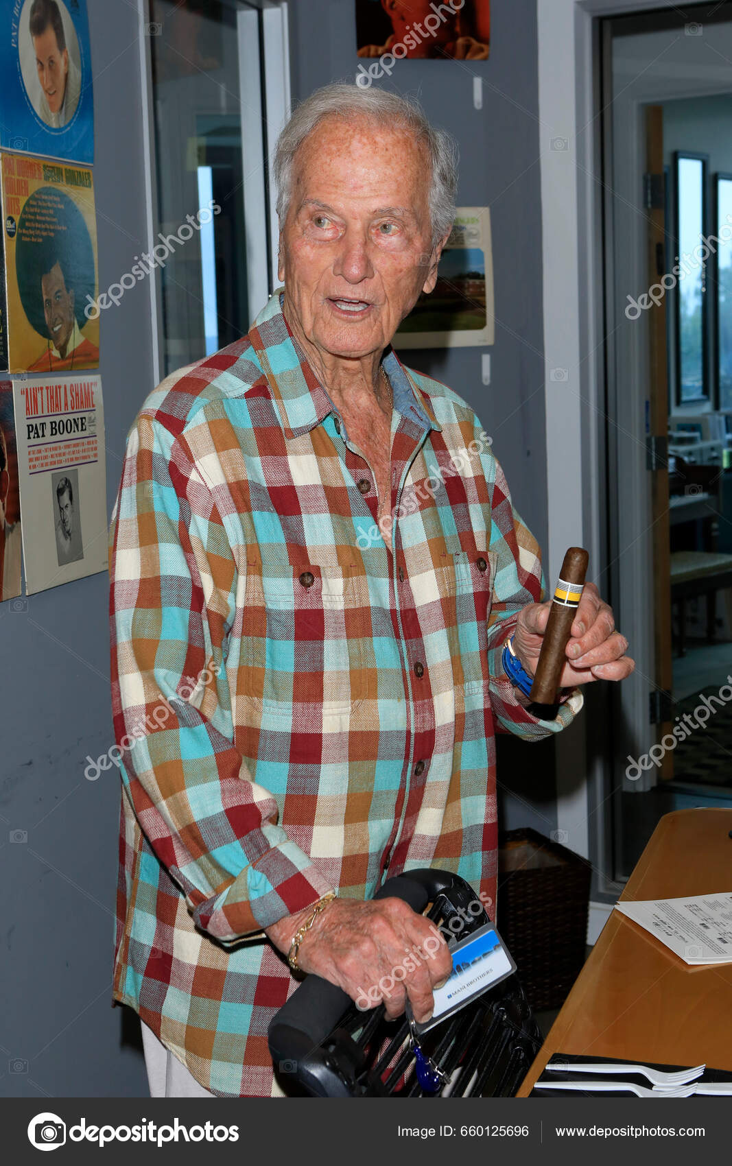 Los Angeles Jun Pat Boone Pat Boone Celebrates His 89Th — Stock ...