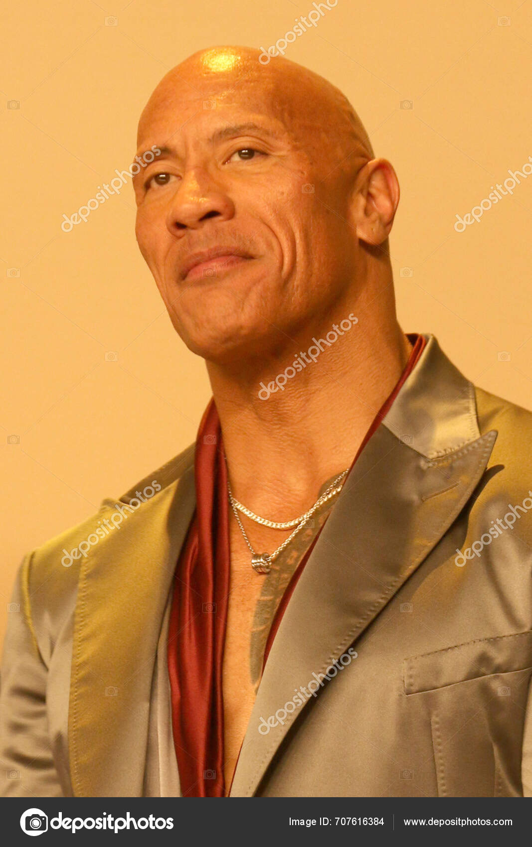 Los Angeles Mar Dwayne Johnson 96Th Academy Awards Press Room — Stock ...