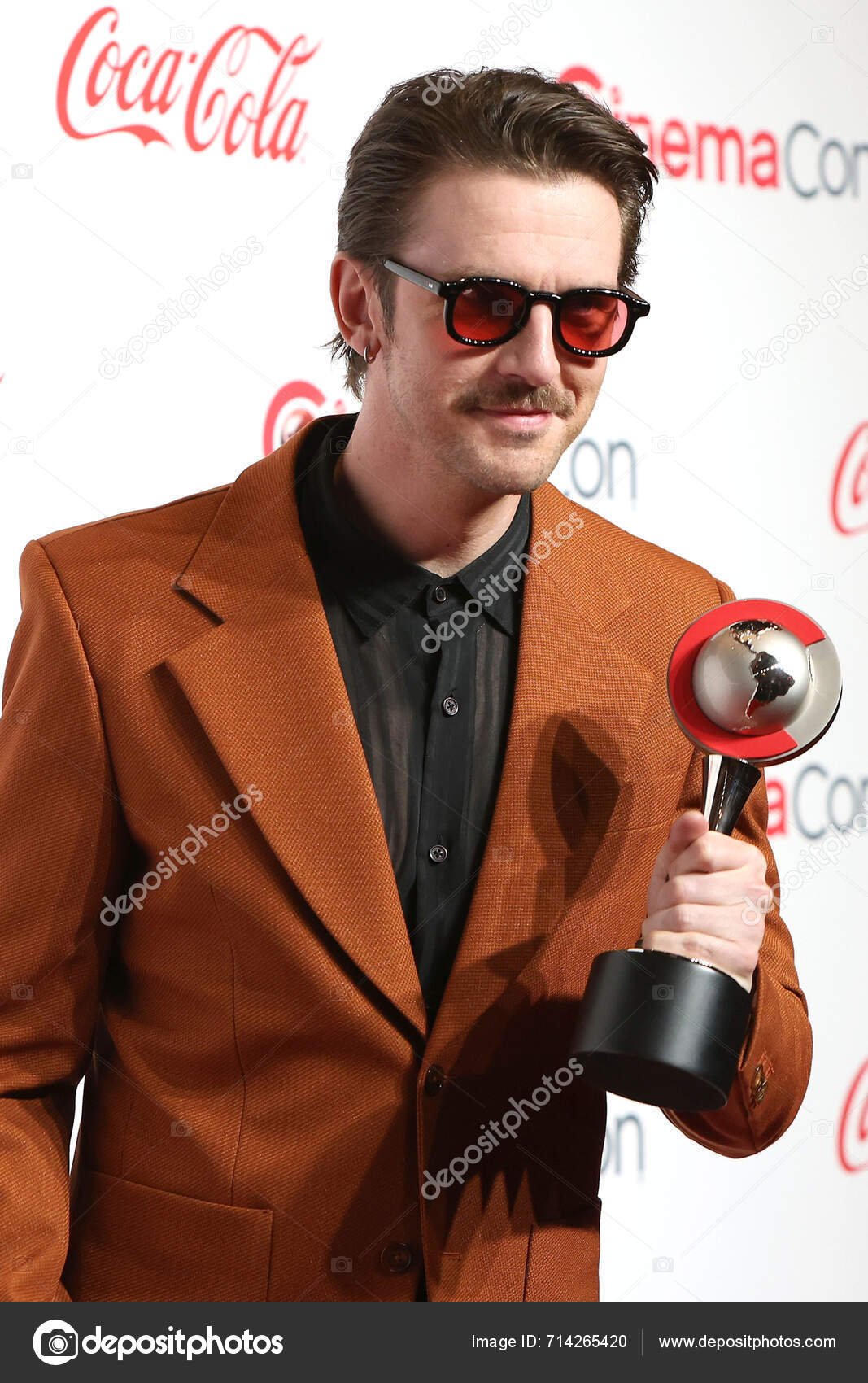 Actor Dan Stevens Los Premios Cinemacon 2024 Caesar Palace Abril — Foto ...