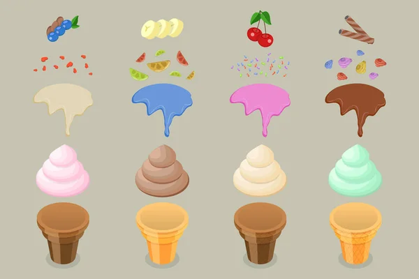10,106,383 Ice cream toppings Vector Images | Depositphotos